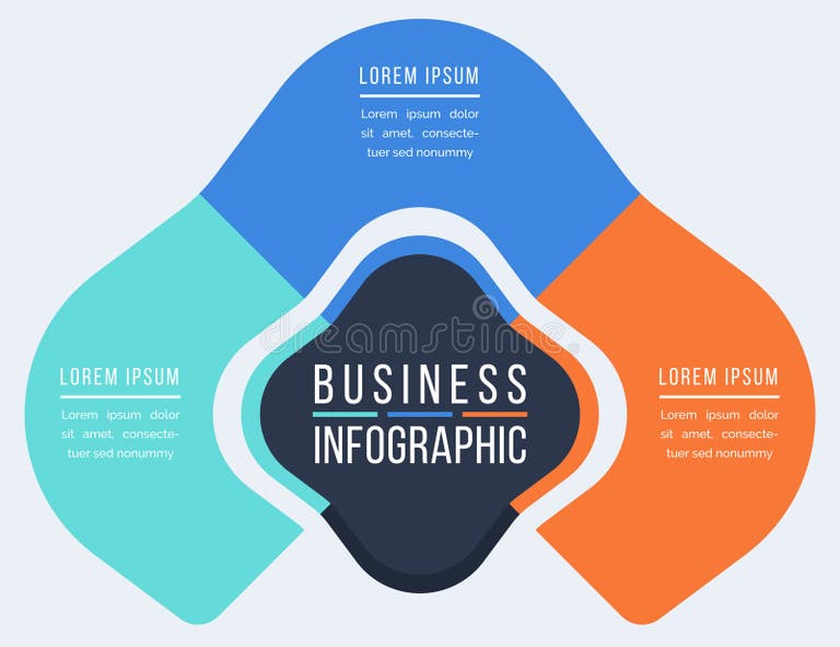 Business Infographic Design 3 Steps Information Stock Vector ...