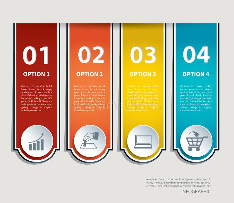 Business Infographic Element Data Template Stock Vector - Illustration ...