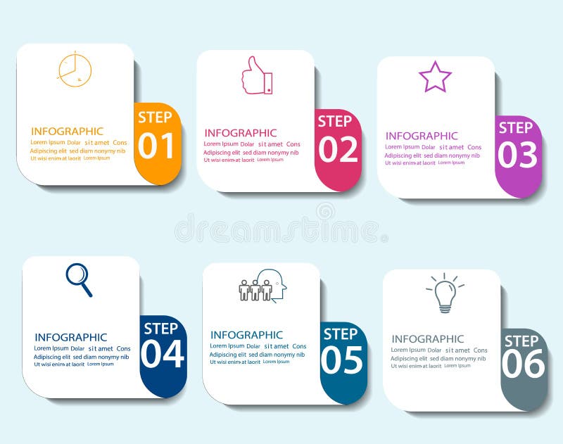 Business Infographic Labels Template with Options. Creative Concept for ...