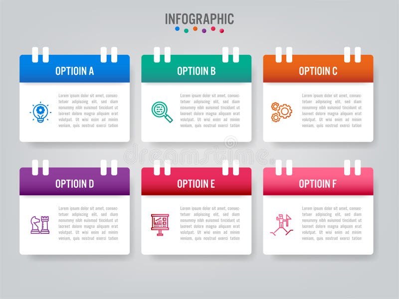 Business Infographic Labels Template with Options. Creative Template ...