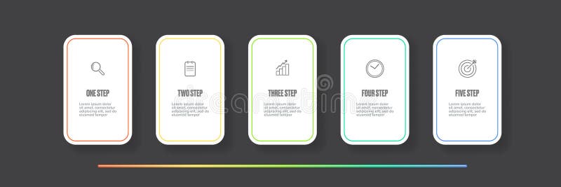 Infographic Design 5 Process Steps Stock Illustrations – 12,199 ...