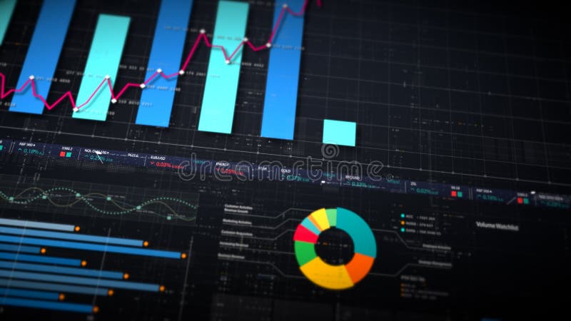 Business Infographic Showcase Presentation Display Stock Illustration ...