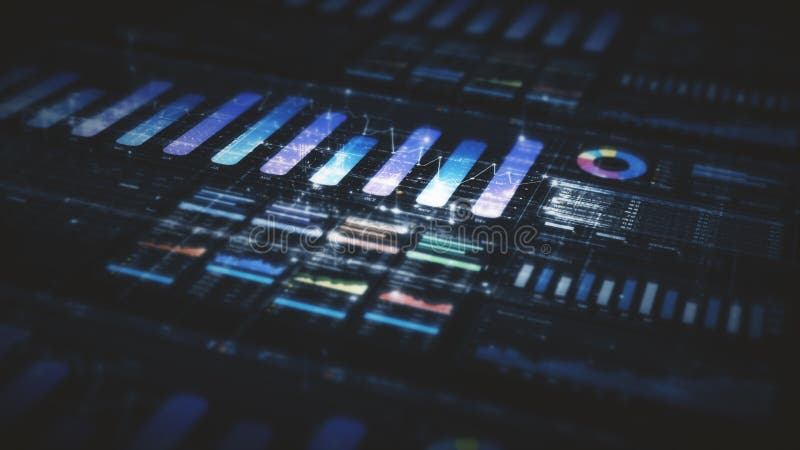 Business Infographic Showcase Presentation Display Stock Illustration ...