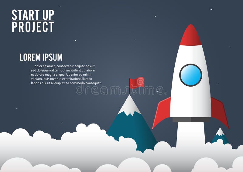 Business Infographic Start Up Style Stock Vector - Illustration of ...