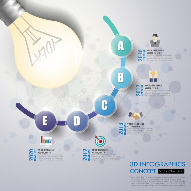 Business Infographic Template. Data Visualization Stock Illustration ...