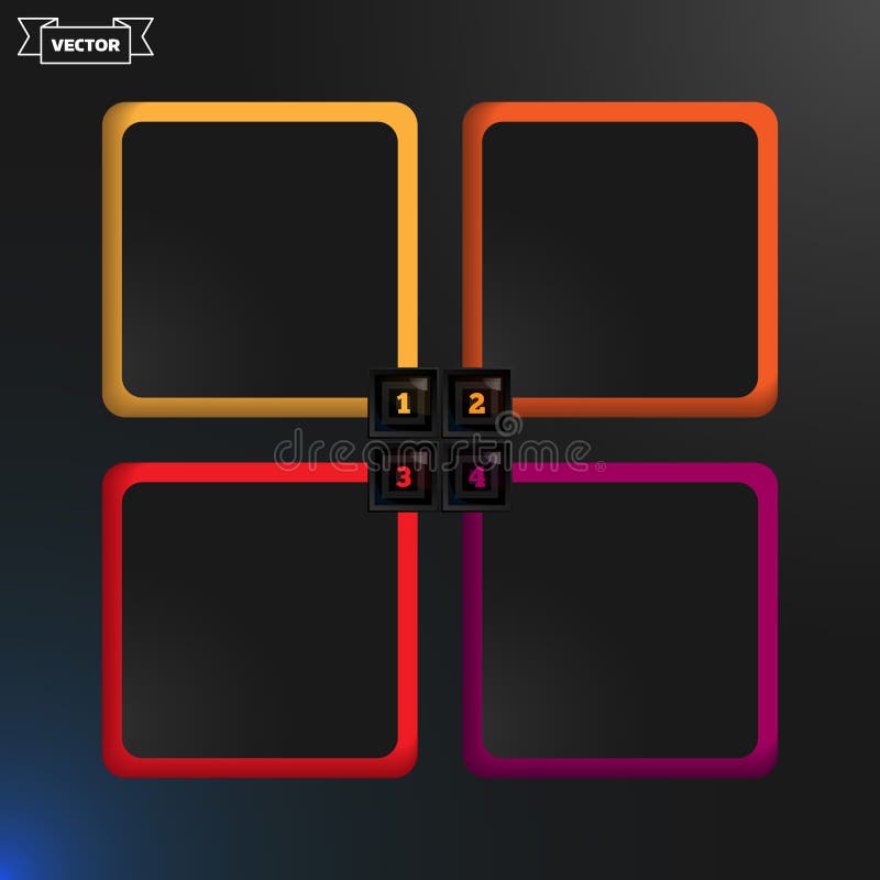 Infographic 4 Item Stock Illustrations – 715 Infographic 4 Item Stock ...