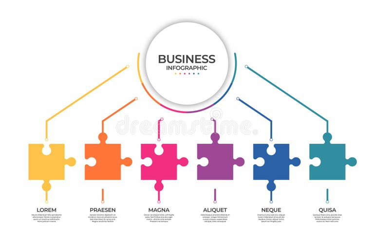 Timeline Puzzle Infographic Template Stock Illustrations – 2,011 ...