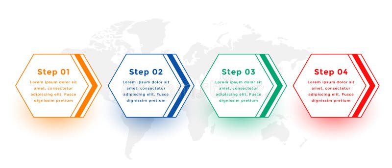 Business Infographic Timeline Chart Template for Step-by-step Process ...