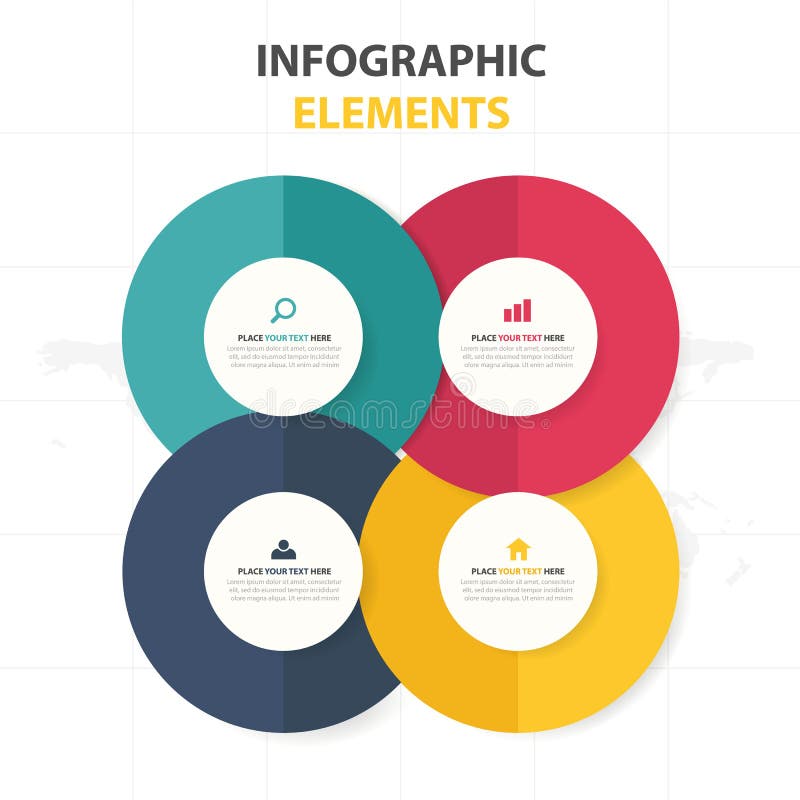 Business Infographic Timeline Process Template, Colorful Banner Text ...