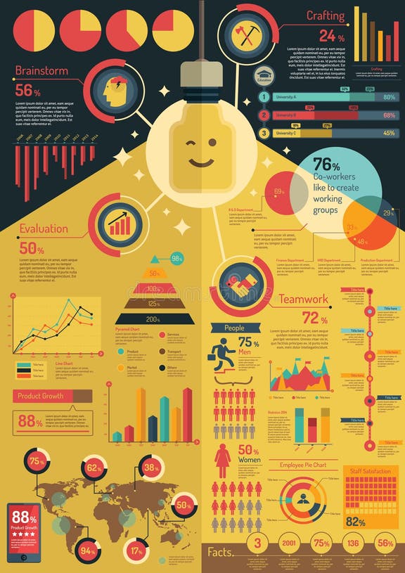 Business Infographic. Vector Illustration Decorative Design Stock ...