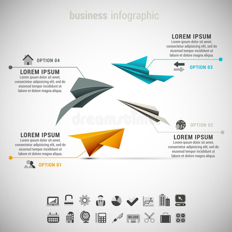 Business Infographic stock vector. Illustration of sequence - 48930038