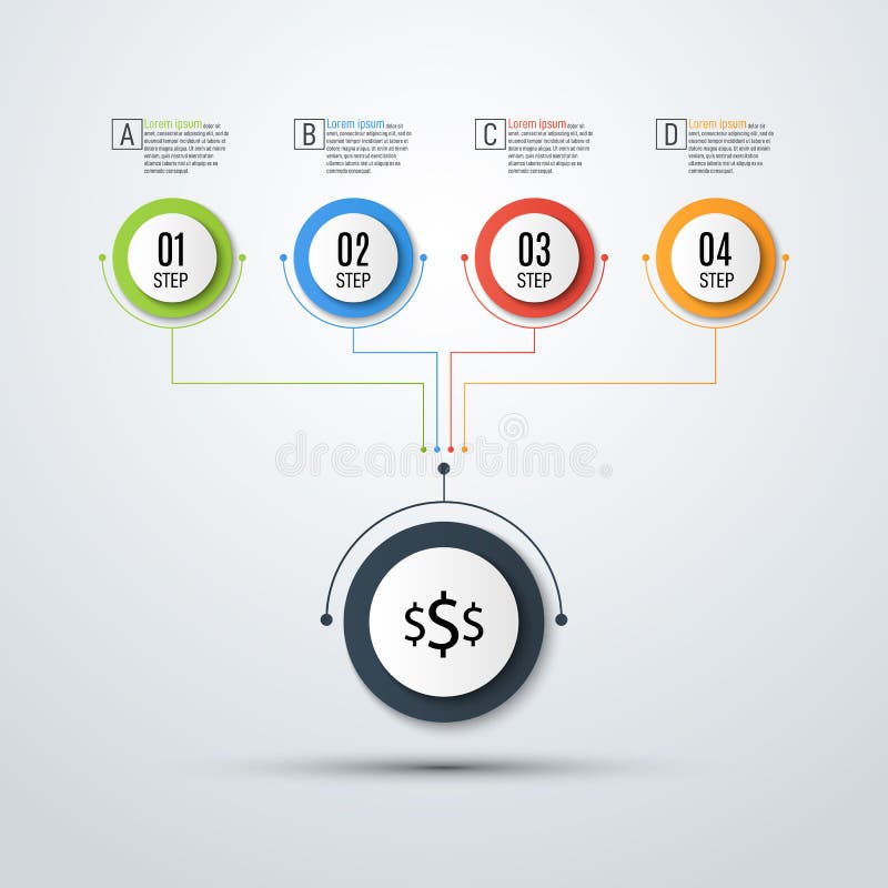 Abstract Vector Infographics. Business Data Visualization. Template for ...