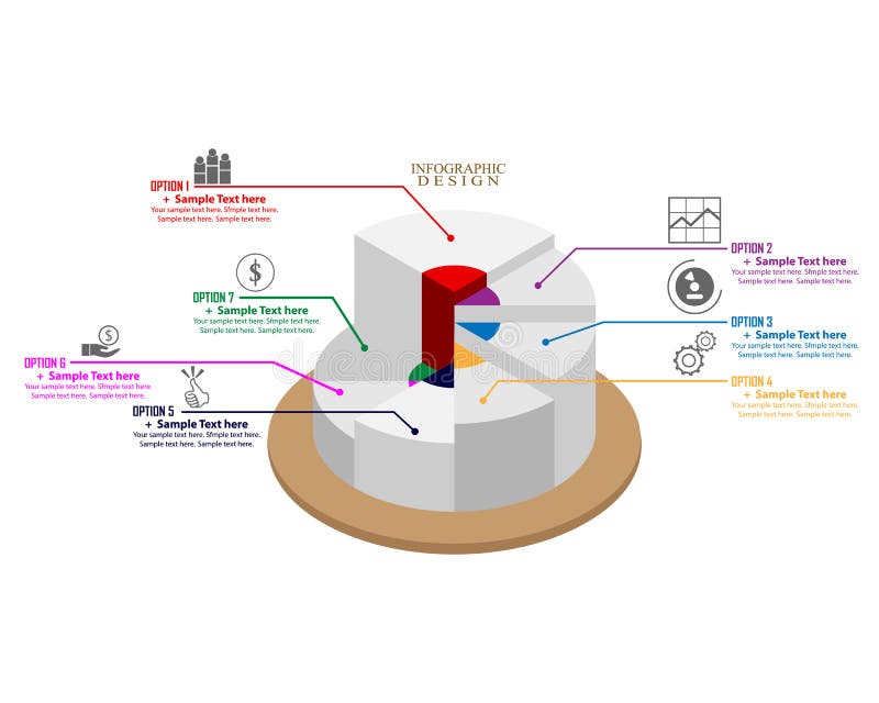 Business-Infographics Circle Graph Stock Vector - Illustration of ...