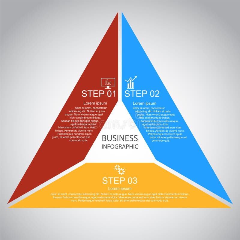 Business InfoGraphics, Geometry, Triangle Design, Marketing ...