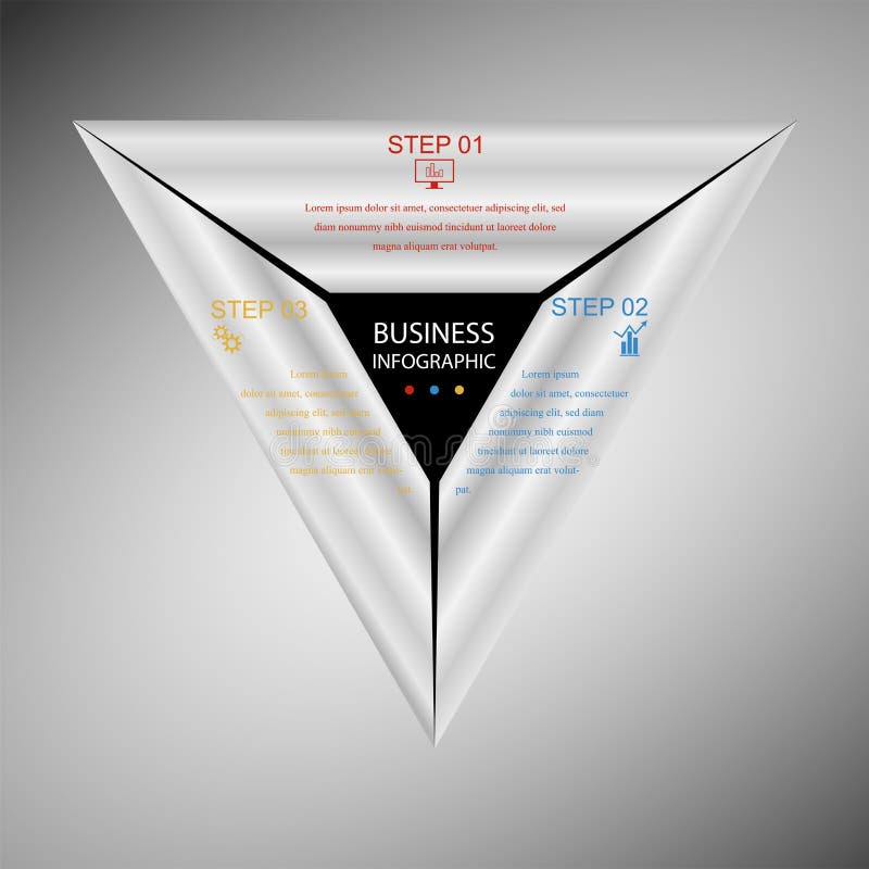 Business InfoGraphics, Geometry, Triangle Design, Marketing ...
