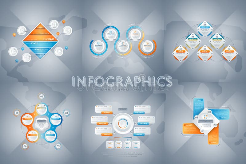 Business Infographics Modern Concept Set Stock Vector - Illustration of ...