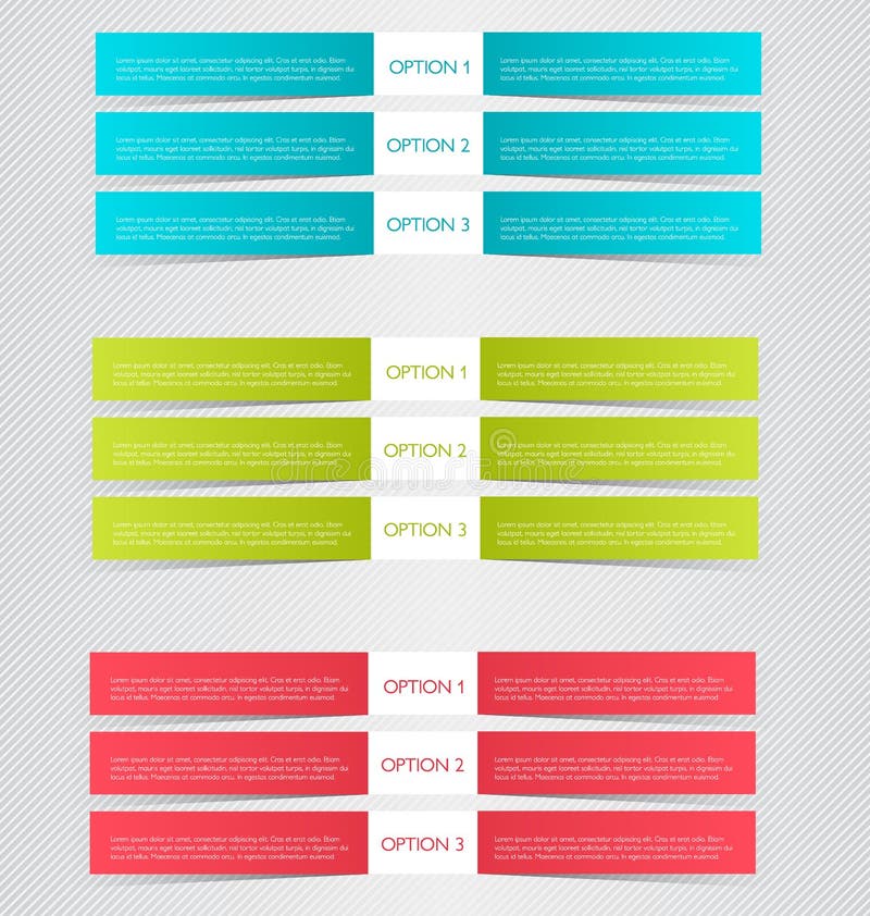 Business Infographics Tabs Template Stock Vector - Illustration of sign ...