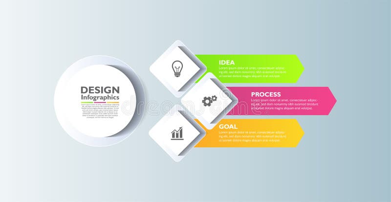 Business Infographics Template Icons Design Stock Vector - Illustration ...