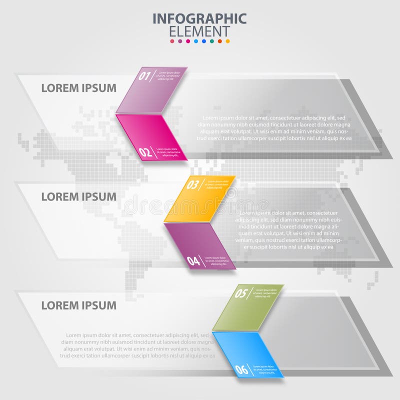 Business Infographics Transparency Design Elements Illustration Stock ...