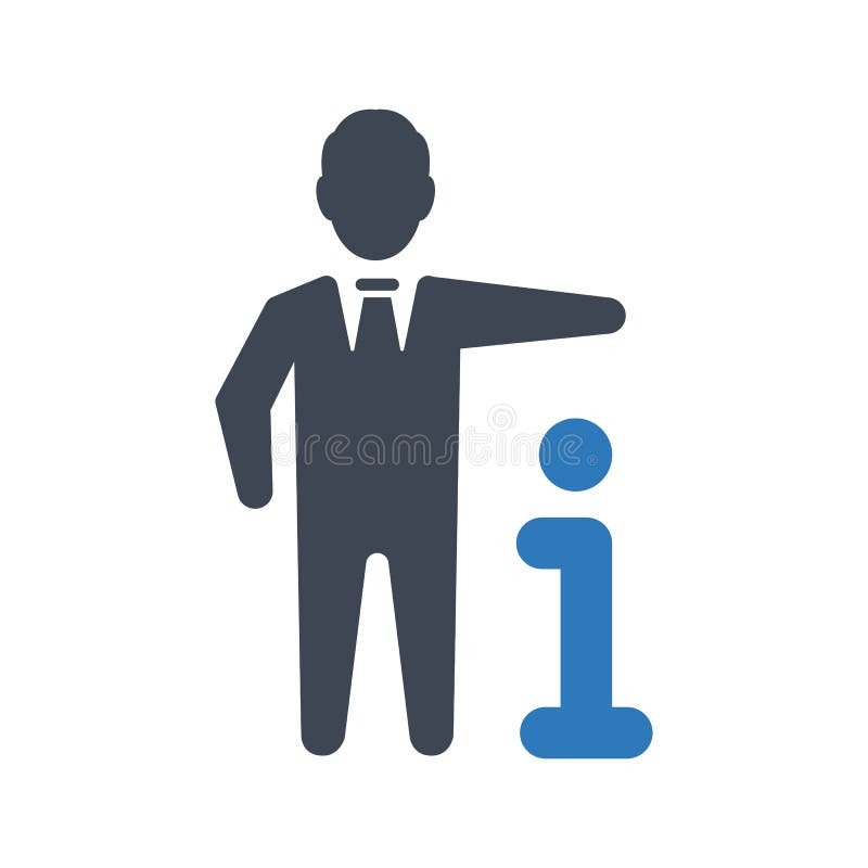 Business information icon stock vector. Illustration of vector - 163364526