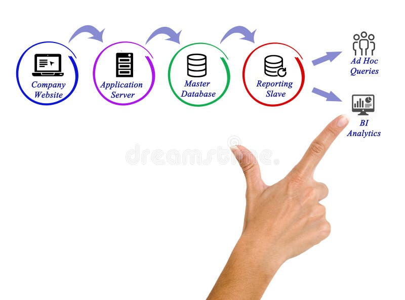 Business Information Processing Stock Image - Image of hand, company ...