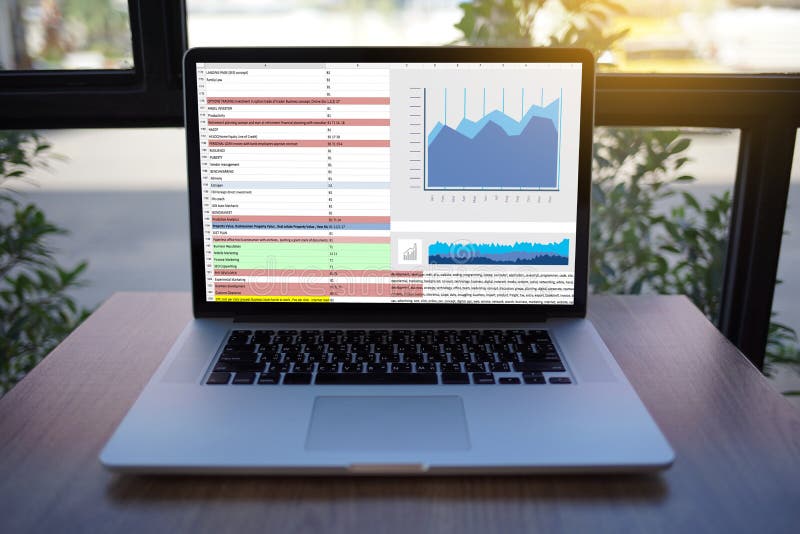 Business Information Technology People Work Hard Data Analytics Stock ...