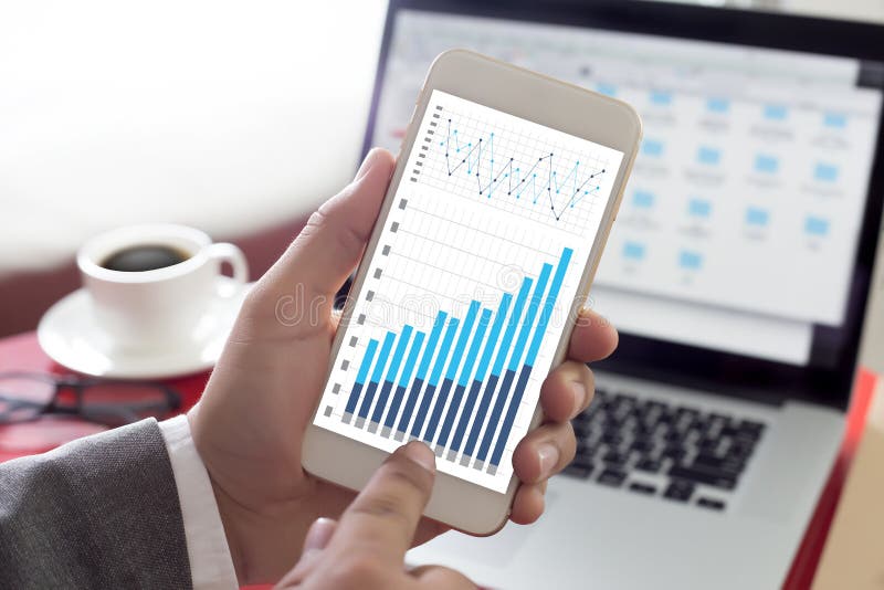 Business Information Technology People Work Hard Data Analytics Stock ...