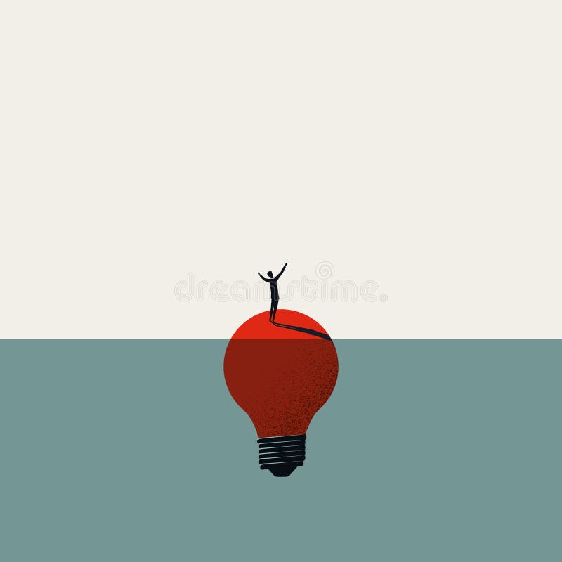 Business Innovation and Innovative Idea Vector Concept. Symbol of ...