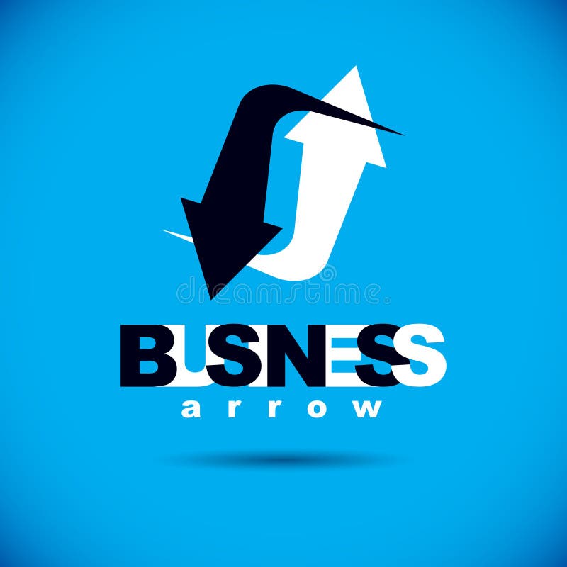 Vector Boost Up Arrow, Graphic Design Element. Business Development ...