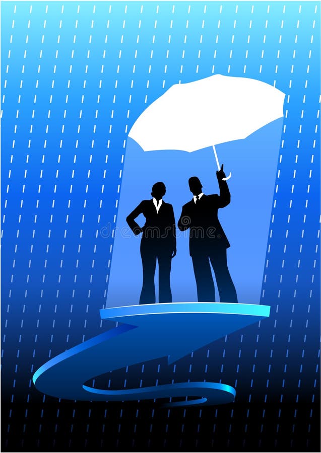 Business Insurance Character and Icons Template. Stock Illustration ...