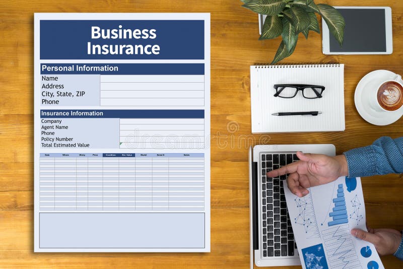 Business Insurance Management Work Business Stock Image - Image of ...