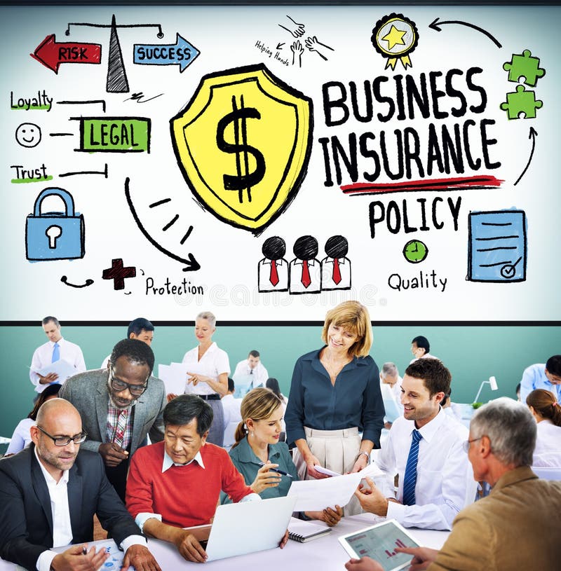 Business Insurance Policy Guard Safety Security Concept Stock Photo ...
