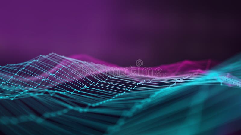 Business Inteligence Technology Background Binary Code Algorithms Deep Learning Virtual