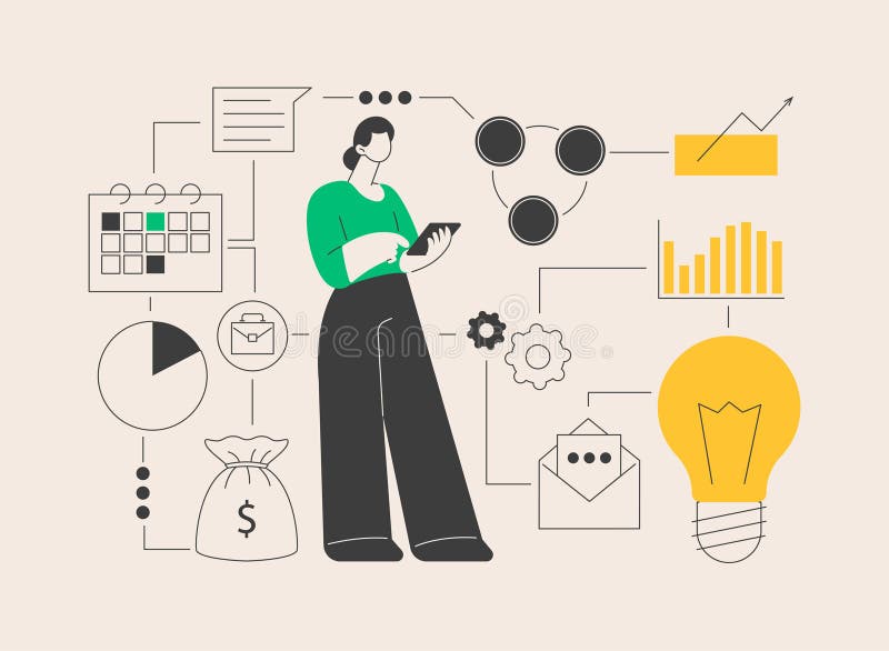 Business Intelligence Abstract Concept Vector Illustration. Stock ...