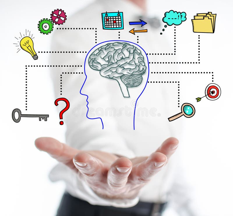 Business Intelligence Concept Levitating Above a Hand Stock Photo ...