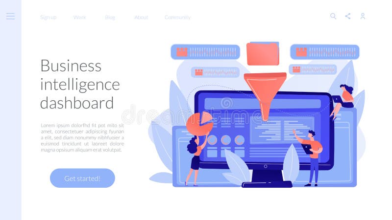 Dashboard Analytics Vector Concept Metaphor Stock Vector - Illustration of design, chart: 188216716