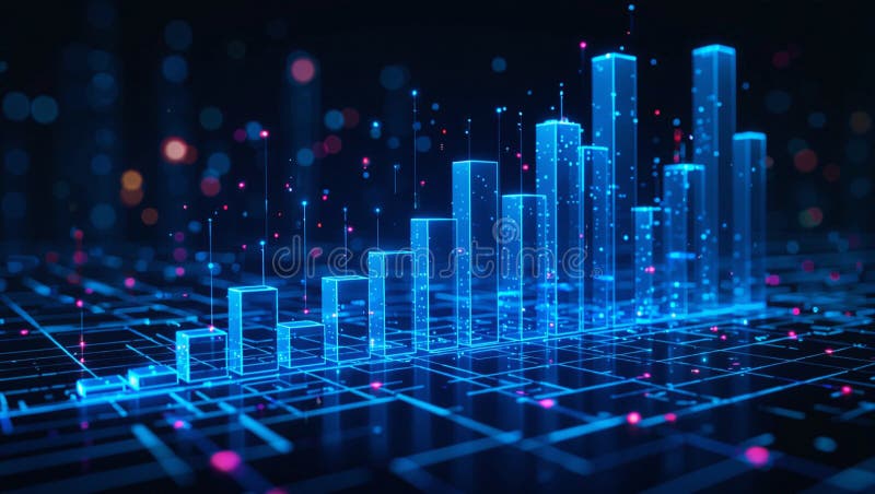 Business Intelligence Dashboard: Holographic Performance Metrics ...