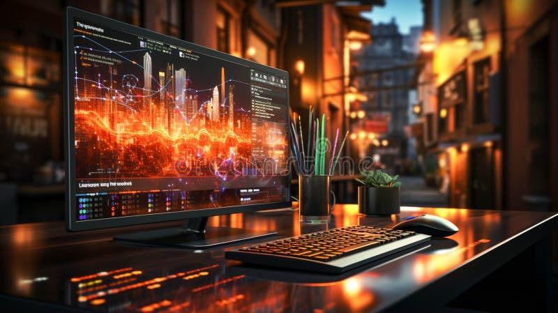 Business Intelligence and Data Analysis Concept Stock Illustration ...