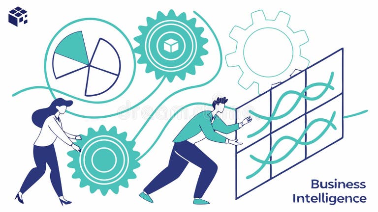 Business Intelligence: Data Driven Decision Making, Vector Design Generative AI Stock Vector ...