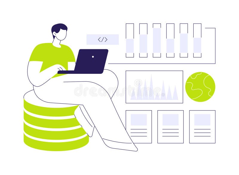 Business Intelligence Developer Abstract Concept Vector Illustration ...