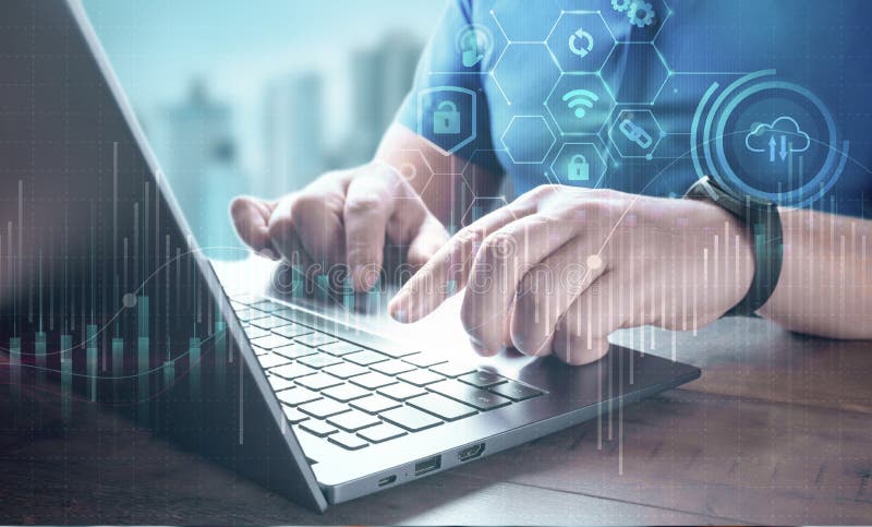 Business Intelligence. Document Management Concept. Digital System for ...