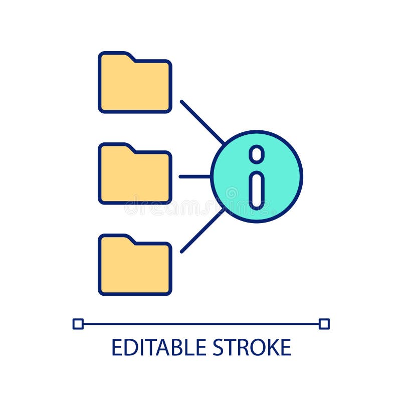 Business Intelligence RGB Color Icon Stock Vector - Illustration of ...