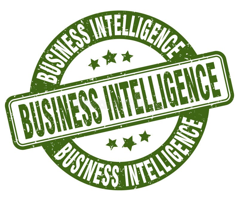 Business Intelligence Stamp. Business Intelligence Label. Round Grunge ...