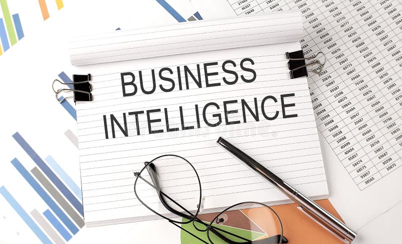 BUSINESS INTELLIGENCE , Text on the Chart , Office Supplies, Business ...