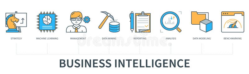 Business Intelligence Vector Infographics Stock Illustration ...