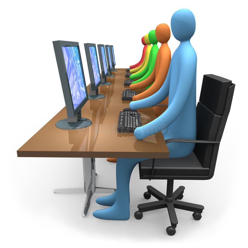 Business - Internet Access stock illustration. Illustration of company ...