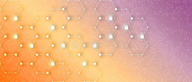 Business Internet Cyber Security Connection Concept Stock Illustration ... Business Internet Cyber Security Connection Concept Stock Illustration ...