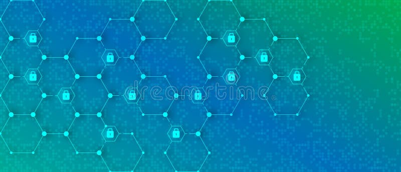 Business Internet Cyber Security Connection Concept Stock Illustration ... Business Internet Cyber Security Connection Concept Stock Illustration ...
