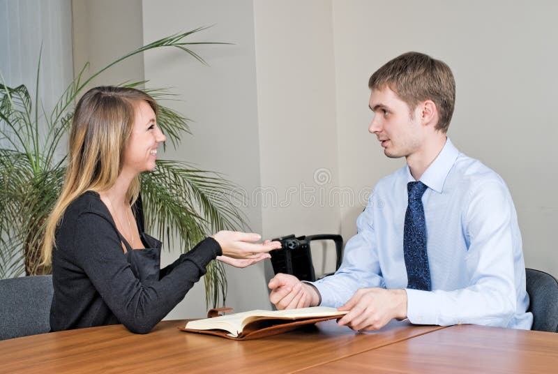 Job interview stock image. Image of employment, manager - 12010695