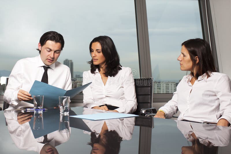 Business interview stock image. Image of businesswoman - 23401061